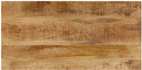 Konferenční stolek 100 x 50 x 35 cm masivní mangovník a ocel 247337