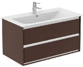 Ideal Standard Connect Air - Skříňka pod umyvadlo 100x44x52 cm, hnědá mat/bílá mat E0821VY