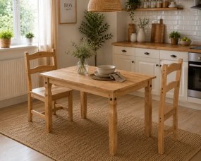 Jídelní stůl pro 2 - 4 osoby masiv borovice 118x79 CORONA 2 16116