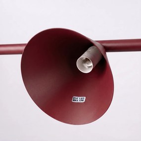 Sollux Lighting Lustr NOX 4L bordó
