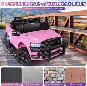 Costway 12 V dětské elektrické autíčko RAM 3500 s 2 25 W motory
