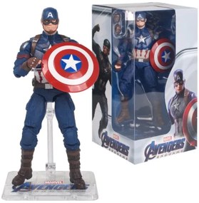 Figurky hrdinů Marvel s vlastním držákem nebo otočným podstavcem Varianta: Captain America, End Game + pevný podstavec