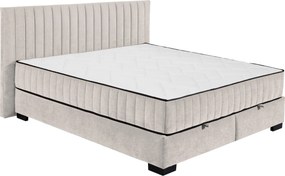 XXXLutz AMERICKÁ POSTEL, 180/200 cm, béžová MID.YOU - Postele s úložným prostorem - 002220053915