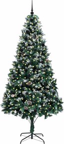 Umělý vánoční stromeček Zelená 240 cm PVC, ocel a plast 3396283