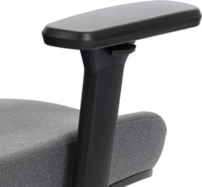 Ergonomická kancelářská židle MERTON - šedá síťovina
