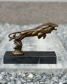 Bronzová socha - LEV ART DECO