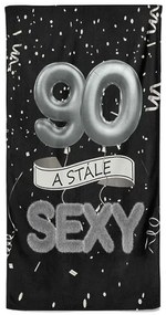 Osuška Stále sexy – černá (věk: 90)