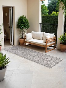 NORTHRUGS, Běhoun Duet Rosel 106251 White/Gray - na ven i na doma, 80x250, šedá, chodba / předsíň