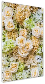 Wallmuralia Vertikální Foto obraz fotografie na skle Svatební květiny 50x100
