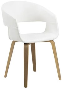 Nova jídelní židle bílá / natur