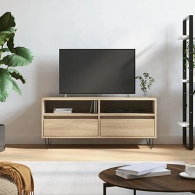 vidaXL TV skříňka 100 x 34,5 x 44,5 cm kompozitní dřevo [831239] Barva: Černá