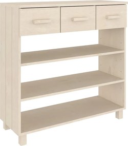 Konzolový stolek HAMAR medově hnědý 90x35x90cm masivní borovice 340464