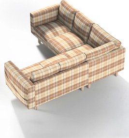 Potah na pohovku IKEA Norsborg rohová 4-místná barva béžová látka pletený vzor, vzorované