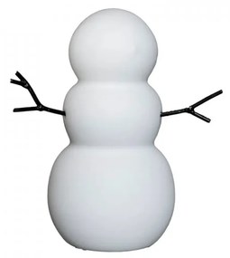 Keramický sněhulák Snowman White 11 cm DBKD