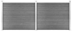 Set plotových dílců WPC 353 x 146 cm šedý