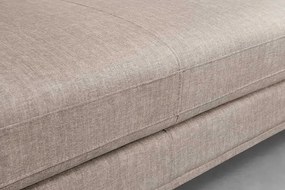 Designová rohová sedačka Sashanique 313 cm taupe samet - pravá