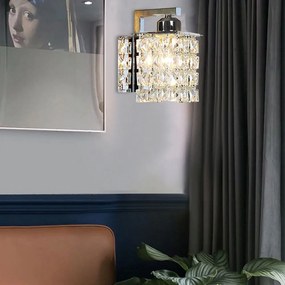 Toolight, křišťálové nástěnné svítidlo 1xE27 392180, OSW-08712