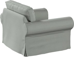 Potah na křeslo IKEA Ektorp barva modrá látka pletený vzor