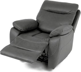 Polohovací křeslo šedé, elektrické TV-4094 GREY3