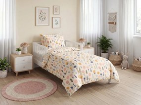 Povlečení do postýlky z Renforcé bavlny FLORI DREAM barevné Rozměr povlečení: 45 x 65 cm | 90 x 135 cm