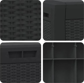 Zahradní úložný box antracitový 119 x 48 x 60 cm polypropylen 152197