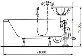Vagnerplast KASANDRA 160 x 70 cm MK45691