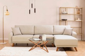 Hanah home Rohová pohovka HERA krémová pravá 297 cm 867UNQ1943