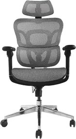 Equip Ergonomická kancelářská židle šedá / Kancelářská židle / síťový