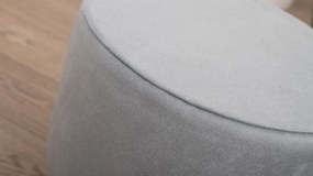 Atelier del Sofa Taburet Octo - Grey, Šedá, Zlatá