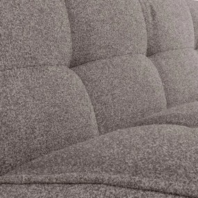Hnědá pohovka z textilie bouclé 204 cm Cluster – vtwonen