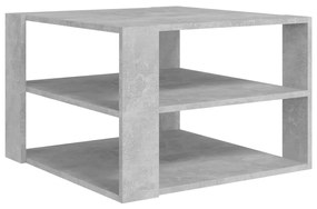 vidaXL Konferenční stolek betonově šedý 60 x 60 x 40 cm dřevotříska