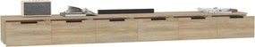 Nástěnné skříňky 2 ks dub sonoma 102x30x20 cm kompozitní dřevo 3115902