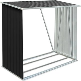 vidaXL Zahradní kůlna na dříví pozinkovaná ocel 163x83x154 cm [47091] Barva: Zelená