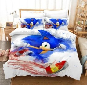 3-dílné ložní povlečení Sonic Varianta: set 09, Velikost: Double: 210*210 cm + 50*75 cm