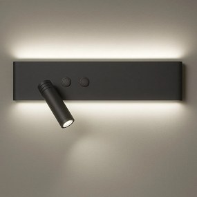 Nástěnné LED svítidlo Resort L, 1x LED 10+3w, 4000k, (možnost polohování), b