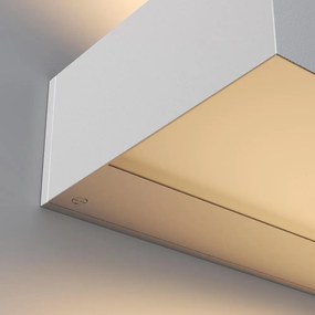 M O428WL-L20W3K Nástěnné svítidlo Lot 3000K 20W teplá bílá 700lm bílý hliník IP65 - MAYTONI