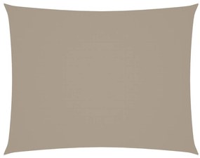 Stínící plachta oxfordská látka obdélníková 3 x 4,5 m taupe 135431