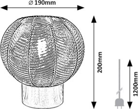 Rabalux MONET stolní lampa 74017
