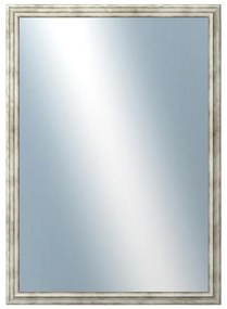 DANTIK - Zarámované zrcadlo - rozměr s rámem cca 50x70 cm z lišty TRITON stříbrná (2143)