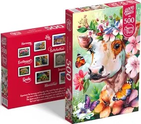 CHERRY PAZZI Puzzle Páni, kráva! / 500 dílků / 34,5x50 cm