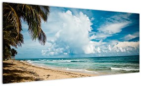 Pláž - obraz (100x40cm)