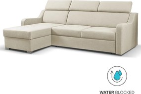 Sedací souprava MIKELI | 232x158 cm | UNI | rozkládací + úložný prostor | AKCE | světle béžová 05