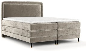 Světle hnědá boxspring postel 180x200 cm Dove – Maison de Rêve