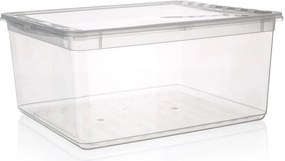 Keeeper Úložný box s víkem (má 2 funkce) BEA Clearbox 18L, 39 x 35,5 x 18 cm
