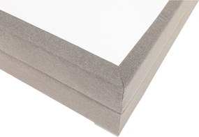 Boxspringová postel 120x200, šedohnědá TAUPE, FERATA TV KOMFORT