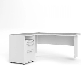 FALCO Psací stůl Office 80400/44 bílá/silver grey