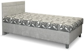 Čalouněná postel s úložným prostorem Adel, 110x200 cm