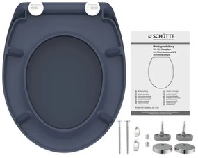 Schütte 82304-A - Záchodové prkénko ANTHRAZIT SoftClose duroplast