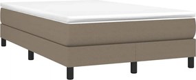 Rám postele s boxspringem taupe 120 x 200 cm textil 3120504