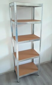 IQ Garden 2 x policový regál 180 x 60 x 40 - pozinkovaný - 5 polic 319904